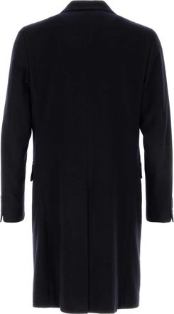 Canali Monopetto Coat - Navy