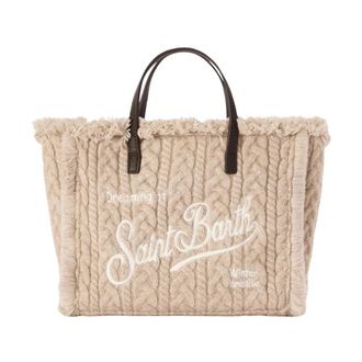 Saint Barth Colette Wollflecht N - - Bags - Damen - Beige - ONE SIZE
