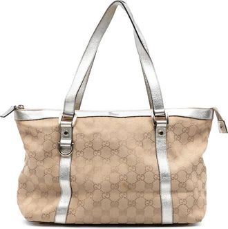 Gucci sac Abbey D-Ring à motif GG (2000-2015) - Marron