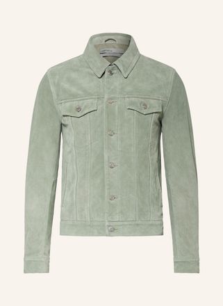 AllSaints Allsaints Lederjacke Chaiyo gruen