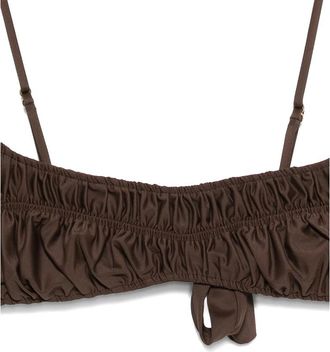Faithfull The Brand Rocio Bikini Top - Brown