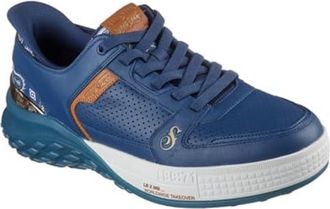 Skechers X Dogg Snoop Sizzle Toke Baskets &agrave; Enfiler pour Homme, Bleu Marine, 41 EU
