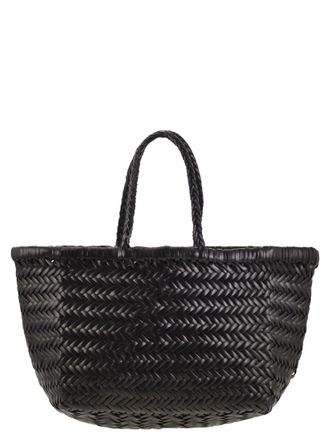 Dragon Triple Jump Small Woven Leather Bag