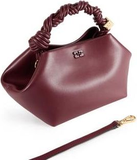 Ganni Sac &agrave; main en cuir m&eacute;lang&eacute;