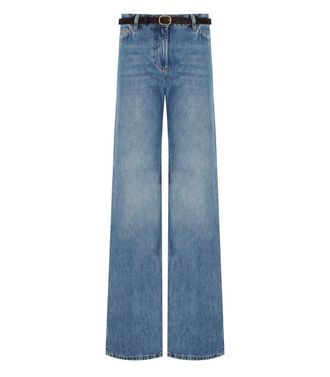 Elisabetta Franchi JEANS WIDE LEG AZUR ELISABETTA FRANCHI