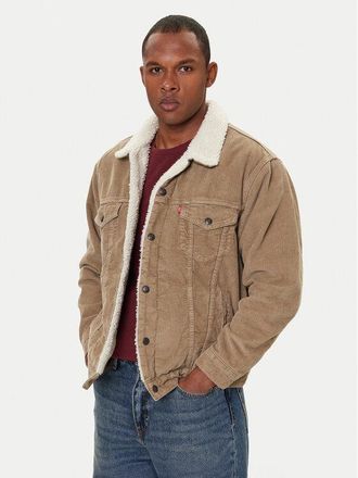 Levi's Jeansjacke Trucker A5784-0022 Beige Relaxed Fit