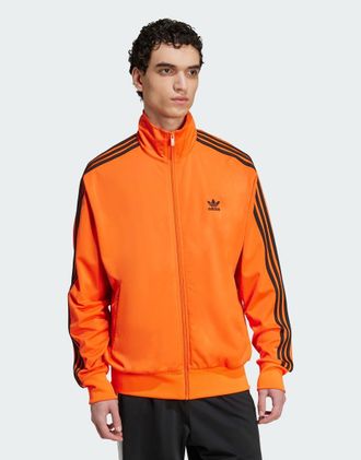 adidas Originals Adicolor Classics - Firebird - Trainingsoberteil in Impact Orange/Schwarz