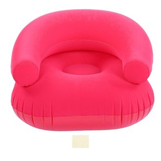 Generic Aufblasbarer Loungesessel, Aufblasbares Tragbares Sofa mit U-f&ouml;rmiger R&uuml;ckenlehne und PVC-Beflockung, f&uuml;r Sitzgelegenheiten auf Dem Balkon Im Home Off