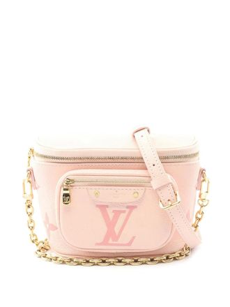 Louis Vuitton 2021-2025 Monogram Empreinte Giant By The Pool Mini Bumbag satchel - Rose