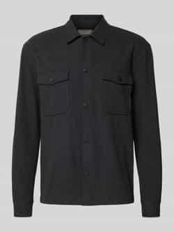 Only & Sons Regular Fit Hemdjacke mit Viskose-Anteil Modell MARK