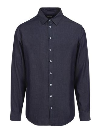 Giorgio Armani Hemd - Jeansblau