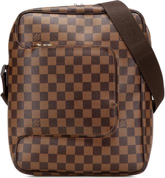 Louis Vuitton Hobo Bags - Damier Ebene Olav MM - Gr. unisize - in Braun - f&uuml;r Damen