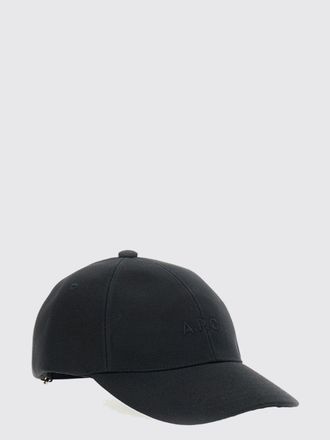 A.P.C. A. P.C. Casquette de baseball en coton avec logo brod&eacute; contrastant