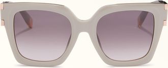 Furla Sonnenbrille Avena Beige Acetat Damen