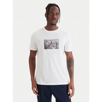 HUGO BOSS T-Shirt Dostino 50557674 Wei&szlig; Regular Fit
