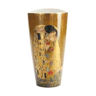 GOEBEL Der Kuss - Vase Porzellan 28 cm Artis Orbis Gustav Klimt