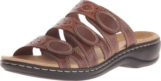 Clarks Damen Leisa Kakteen Schiebe-Sandalen, Brown Multi, 41.5 EU