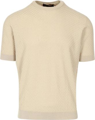 FILIPPO DE LAURENTIIS Homme, Pulls, Beige, Taille: XL Tricot ras du cou