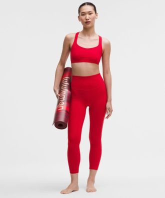 lululemon New Year Align Hose mit hohem Bund f&uuml;r Frauen - 63,5 cm - Neon - Gr&ouml;&szlig;e 10