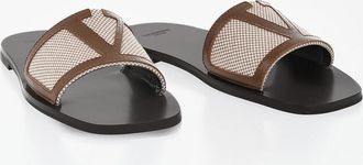 Valentino Canvas-Slides mit Front-Monogramm Valentino