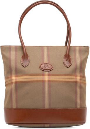 Burberry Hobo Bags - Vintage Check Canvas Bucket Bag - Gr. unisize - in Braun - f&uuml;r Damen