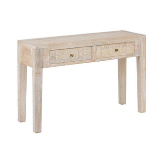 Atmosphera Atmosphera - Console 2 Tiroirs Shirel 120cm Naturel