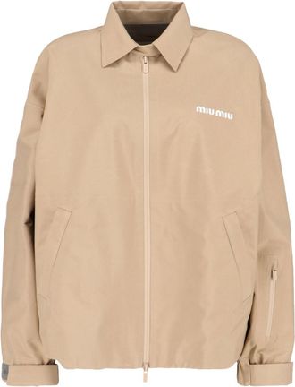 Miu Miu Anorak Mit Logo