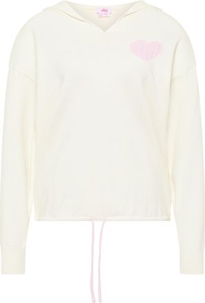 Mymo Strickpullover Damen weiss