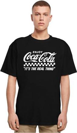 Merchcode Mc1058-coca Cola Enjoy Coke Oversize Tee T-Shirt, Noir, XS Hommes