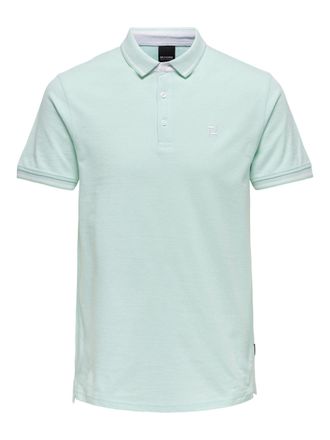Only & Sons Male Polo Normal geschnitten Polokragen Poloshirt