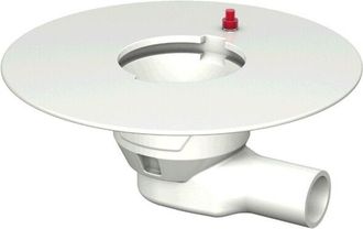 Aco Bodenablauf Passavant DN50 1,5Grad/1,0l/s/Klebefl./ohne WS/epoxiert, 5150.80.20
