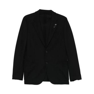 Lardini Herren, Jacken, Schwarzk, LGr&ouml;&szlig;e