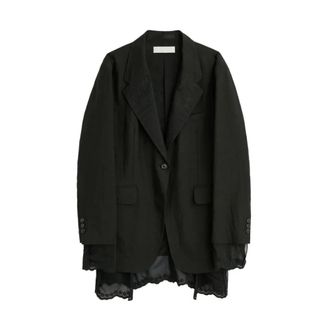 Our Legacy Femme, Vestes, Noir, Taille: 38 FR Blazer R&eacute;versible Drip