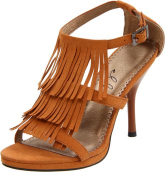 Ellie Shoes Damen 417-Sioux Sandale, braun, 39 EU