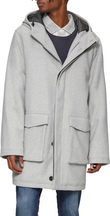 QS by s.Oliver Herren 2150203 Mantel mit gestepptem Innenfutter, 9400, XL