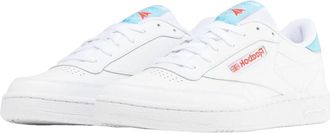 Reebok Herren Club C 85 Sneaker, FTWWHT/KINBLU/DYNRED, 38.5 EU