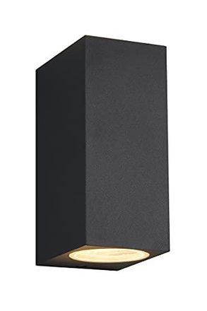 Trio Trio Leuchten Roya 204269242 Applique murale dextérieur en aluminium moulé sous pression Anthracite 2 x GU10