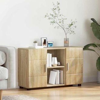vidaXL vidaXL Buffet avec &eacute;tag&egrave;re FLORIN Ch&ecirc;ne Sonoma 88,5 x 30,5 x 55,5 cm