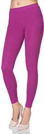 FUTURO FASHION Legging Long de qualit&eacute; LEGG01 - tr&egrave;s Chaud/pour lhiver - Polaire - Taille XL - Amarante