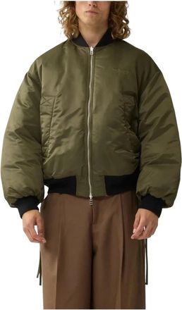 New Amsterdam Surf Association Wende-Bomberjacke - - Jackets - Herren - Gr&uuml;n - L
