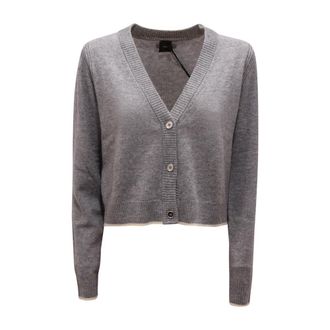 Pinko Stromboli Cardigan - - Knitwear - Damen - Grau - M
