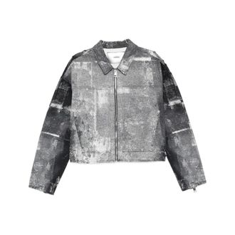 Purple Homme, Vestes, Multicolore, Taille: XL Veste en jean