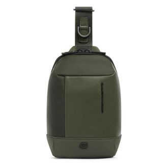 Piquadro Umh&auml;ngetasche f&uuml;r das Handy aus Stoff mit RFID-Schutz - - Bags - Herren - Gr&uuml;n - ONE SIZE