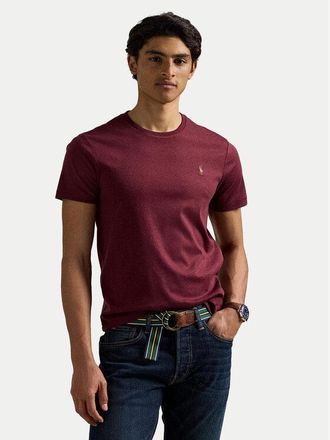 Polo Ralph Lauren T-Shirt 710740727098 Dunkelrot Custom Slim Fit