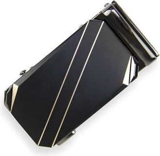 Glamexx24 Boucle de ceinture Hommes Ceinture Boucle de Remplacement Cliquet Automatique Boucle de Ceinture Accessoires Convient pour Largeur 35mm Ceinture, Noir