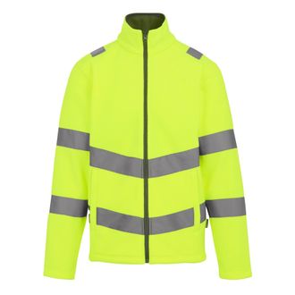 Regatta Professional Pro Contract Thor Fleecejacke Signalkleidung f&uuml;r Herren (XL) (Gelb)