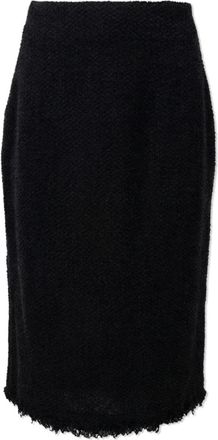 Jil Sander Femme, Jupes, Noir, Taille: 38 FR Jupe &agrave; ourlet coup&eacute; franc