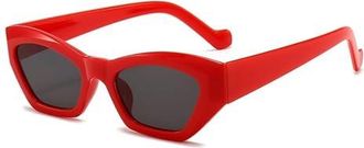 Generic Lunettes De Soleil Plein Air For Hommes Et Femmes, Carrées For Le Sport Les Déplacements Quotidiens(Red)