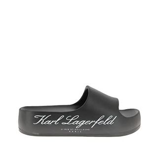 Karl Lagerfeld Mule &agrave; Plateforme Femme KL86000 - Coloris : Noir - pointurefemme : 40