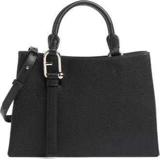 Furla Femme, Sacs, Noir, Taille: ONE Size Sac à main Cloud moyen avec bandoulière amovible
